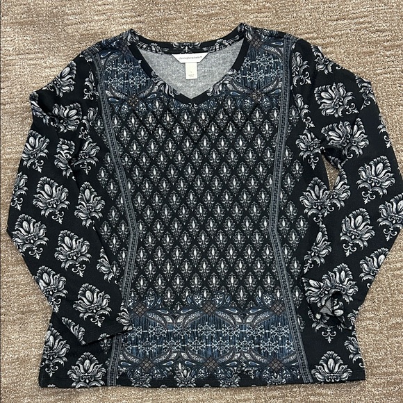 Christopher & Banks | Tops | Christopher Banks Beaded Black And Blue ...